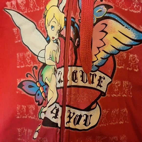 Disney | Jackets & Coats | Disney Red Tinker Bell Kids Jacket | Poshmark